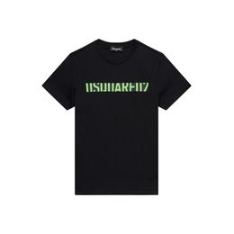 Dsquared2 T-Shirt Jungen Gr&ouml;&szlig;e 128 hellgr&uuml;n / schwarz