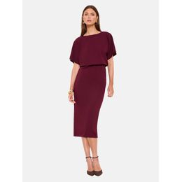 Lipsy Kleid Damen Gr&ouml;&szlig;e 34 burgunder Winterkleid