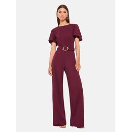 Lipsy Jumpsuit Damen Gr&ouml;&szlig;e L weinrot