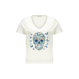 Deeluxe T-Shirt 'Butterskull' M&auml;dchen Gr&ouml;&szlig;e 140 mischfarben / wei&szlig;