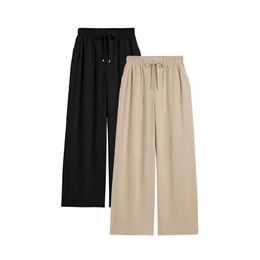 Lipsy Hose Damen Gr&ouml;&szlig;e 46 beige / schwarz