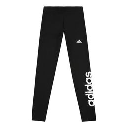 adidas Sportswear Sporthose 'Essentials' M&auml;dchen Gr&ouml;&szlig;e 170 schwarz / wei&szlig;