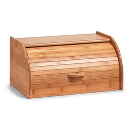 zeller Present Brotkasten, Natur, Holz, Bambus, 40x26x20 cm, lebensmittelecht, nachhaltig, nachwachsender Rohstoff, K&uuml;chenzubeh&ouml;r, Brotk&auml;sten & -K&ouml;rbe