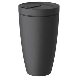 Villeroy & Boch Villeroy & Boch Kaffeebecher Manufacture Rock, Schwarz, Keramik, 350 ml, Kaffee & Tee, Tassen, Kaffeebecher