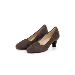 Evita GIUSY women's pumps - suede fango - 34