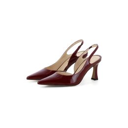 Evita PENELOPE women's sling pumps - patent leather burgundy - 42