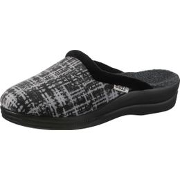 CR&Eacute;ATION L Damen Pantoffel schwarz-gestreift Gr&ouml;&szlig;e 37