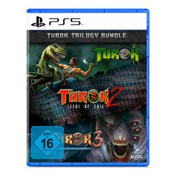 Atari Spielesoftware &raquo;Turok Trilogy Bundle&laquo; PlayStation 5 Legend&auml;re Bossk&auml;mpfe: Stelle dich Raptoren, Alien-Armeen und dem Primagen in actiongeladenen