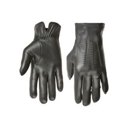 Pearlwood Damen Pearlwood Lederhandschuhe &raquo;Gates&laquo;, weiches Innenfutter aus Fleece schwarz