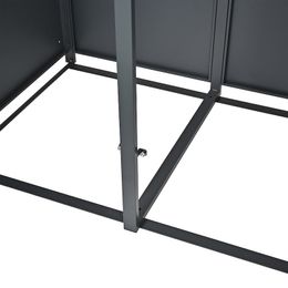 WESTMANN M&uuml;lltonnenbox &raquo;Tonus 5&laquo; BxTxH: 330x80x116 cm, f&uuml;r 5x240 L M&uuml;lltonnen Stahl