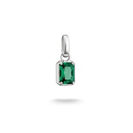 Thomas Sabo Damen Thomas Sabo Charm-Einh&auml;nger &raquo;Birthstone/Geburtsstein Charm - Connect&laquo; mit Zirkonia (synth.) oder Glas-Keramik Stein oder T&uuml;rkis-