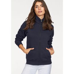 Fruit of the Loom Damen Fruit of the Loom Sweatjacke &raquo;Lady-Fit Premium Sweat Jacket&laquo; mit Rei&szlig;verschluss blau M (38)