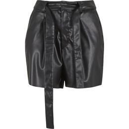 Urban Classics Damen Urban Classics Shorts &raquo; Ladies Synthetic Leather Shorts&laquo; 31, Normalgr&ouml;&szlig;en