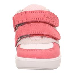 Superfit M&auml;dchen Klettschuh &raquo;SUPIES WMS: mittel&laquo; Sneaker, Freizeitschuh im Retro Look, Gr&ouml;&szlig;enschablone zum Download rosa 27