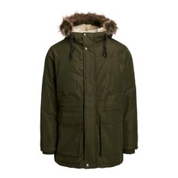 Jack & Jones Jack & Jones Herren Outdoorjacke &raquo;JJDAVID PARKA JACKET&laquo; mit Kapuze gr&uuml;n S