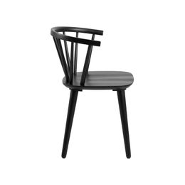 ebuy24 Esszimmerstuhl Ida Schwarz 2er Set | Gr.: onesize