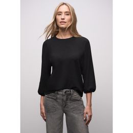 Street One Damen Street One 3/4-Arm-Shirt mit elastischem B&uuml;ndchen 38
