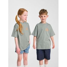 Hummel T-Shirt Hmljr Loose Kinder in ICEBERG GREEN | Gr.: 58-63