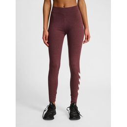 Hummel Leggings Hmlpulse Damen in FUDGE MELANGE | Gr.: M