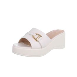 Ital-Design Sandale & Sandalette in Wei&szlig; | Gr.: 37