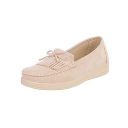 Ital-Design Halbschuh in Beige | Gr.: 41