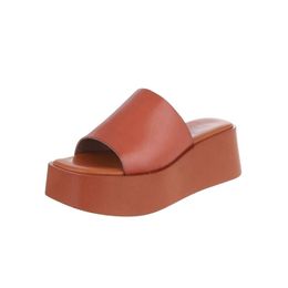Ital-Design Sandale & Sandalette in Camel | Gr.: 41