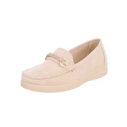 Ital-Design Halbschuh in Beige | Gr.: 40