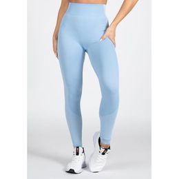 Gorilla Wear Nahtloses Leggings Fitness - Selah - Blue clair | Gr.: M/L