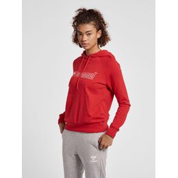 Hummel Verstellbare Taille Kapuzenpullover Raglan&auml;rmel Hmlnoni Damen in BARBADOS CHERRY | Gr.: XS