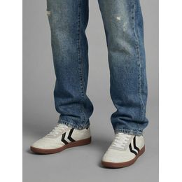Hummel Schn&uuml;rsenkel Sneaker Super Match Lebensstil Erwachsene in WHITE/BLACK | Gr.: 42