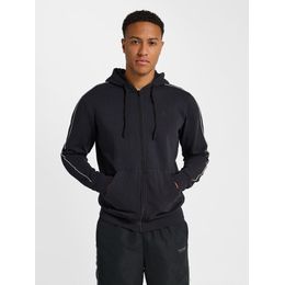 Hummel Rei&szlig;verschluss Kapuzenpullover Hmlpulse Herren in BLACK | Gr.: M