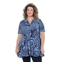 Ulla Popken Shirt in marine | Gr.: 50-52