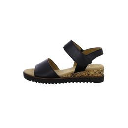 Gabor Comfort Keilsandaletten in Schwarz | Gr.: 40