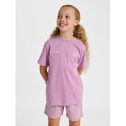 Hummel T-Shirt Hmljr Graphic Kinder in Lila | Gr.: 104