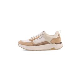 Camel Active Casual Sneaker aus Leder Textil Mix in Beige | Gr.: 42