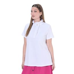 Ulla Popken Shirt in schneewei&szlig; | Gr.: 50-52