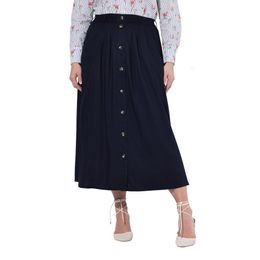 Ulla Popken Jeansrock in marine | Gr.: 42-44
