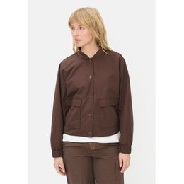 Camel Active Indoor Blazer mit Bomberkragen in Braun | Gr.: 40
