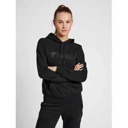 Hummel Verstellbare Taille Kapuzenpullover Raglan&auml;rmel Hmlnoni Damen in BLACK | Gr.: XS