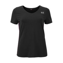 H.I.S. T-Shirt in schwarz | Gr.: 44-46