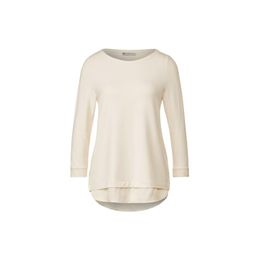 Street One Langarmshirt in lucid white | Gr.: 40