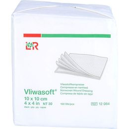 Vliwasoft Vlieskompressen unsteril 10x10 cm 4l. 100 St