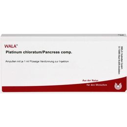 WALA Platinum CHLORATUM/PANCREAS comp.Ampullen 10X1 ml