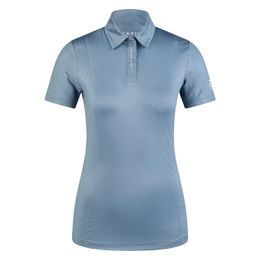 Pikeur Sports Funktions-Poloshirt ash blue Damen 32