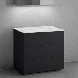 neoro n50 Unterschrank B: 80 cm mit 3 Ausz&uuml;gen, BN0452BM+BN0402C1,