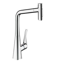 Hansgrohe Metris Select M71 K&uuml;chenarmatur, ausziehbar, schwenkbar, 73820000,