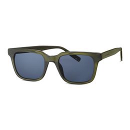 Sonnenbrille Tom Tailor "Modell 676013", Herren, dunkelgr&uuml;n transparent, leicht transparent, Sonnenbrillen Sonnenbrille, Form Karree/Eckig, Logoschriftzug auf B&uuml;gel, Kunststofffassung