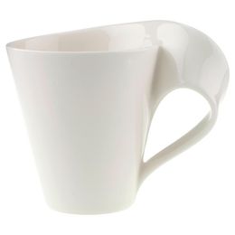 Villeroy & Boch Villeroy & Boch Kaffeebecher New Wave, Wei&szlig;, Keramik, 300 ml, Kaffee & Tee, Tassen, Kaffeebecher