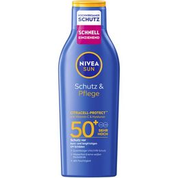 Nivea SUN Sonnenmilch Schutz & Pflege LSF 50+