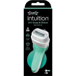 Wilkinson SWORD Rasierer, Intuition 2in1 Soap & Shave Sensitive